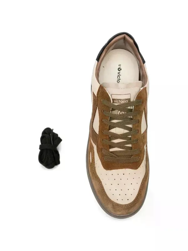Victoria Beckham Panelled Leather Sneakers