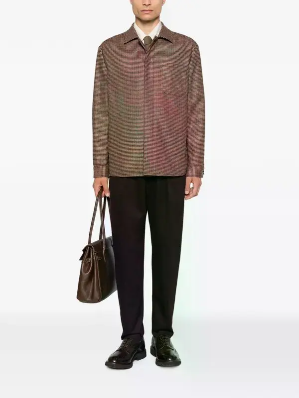 Eleventy Houndstooth-patterned Jacket