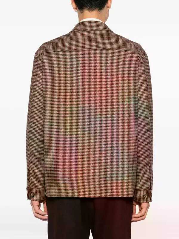 Eleventy Houndstooth-patterned Jacket