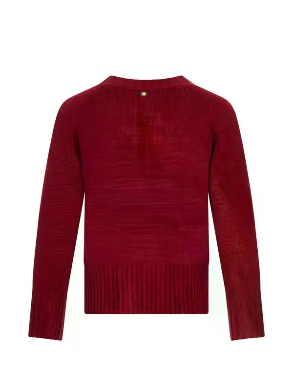 Fedeli Argentina Edera Raglan-sleeve Sweater - Red