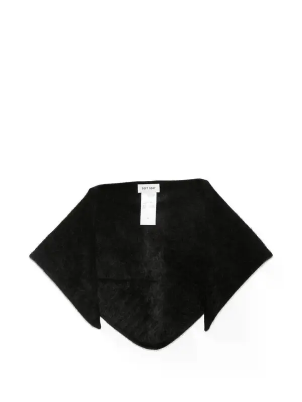 Soft Goat Fuzzy Triangular Scarf