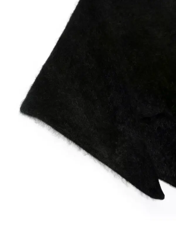 Soft Goat Fuzzy Triangular Scarf