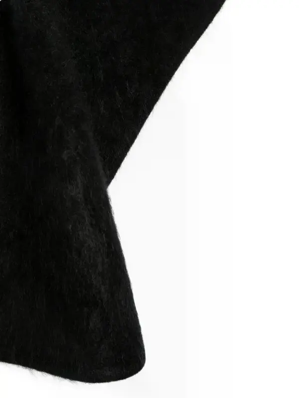 Soft Goat Fuzzy Triangular Scarf