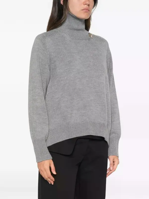 Fabiana Filippi Embellished High-neck Sweater
