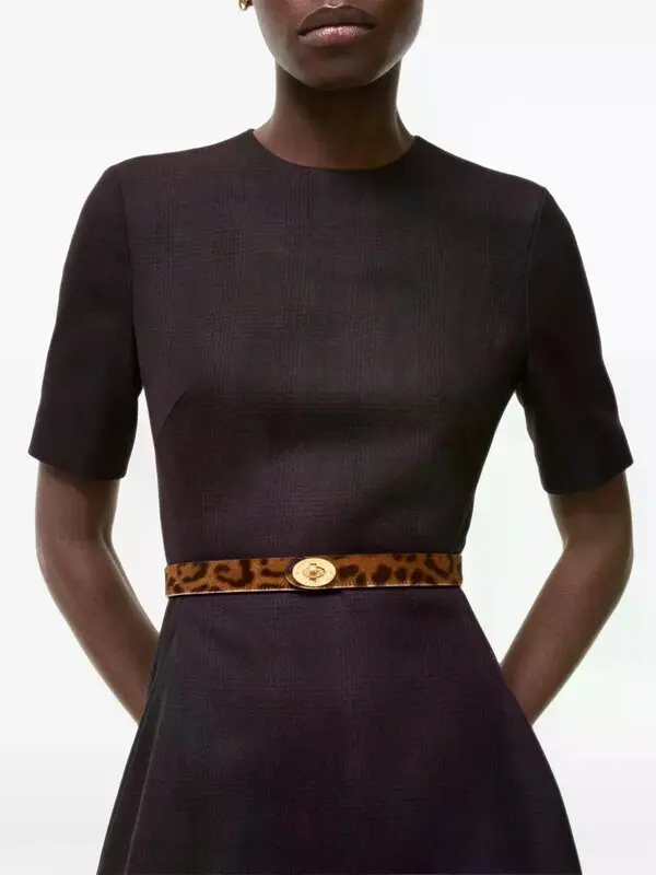 Burberry Leopard-print Cotswolds Belt