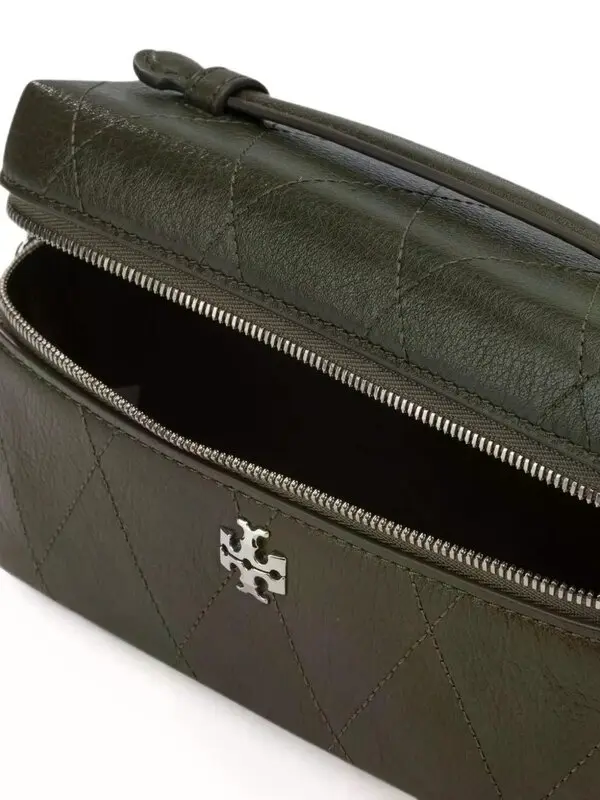 Tory Burch Charlie Quilted Leather Bag - Green
