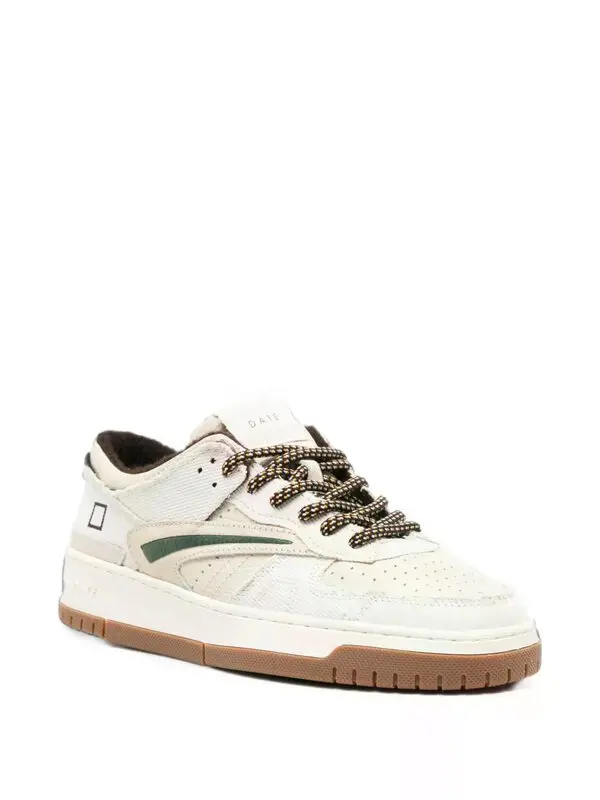 D.a.t.e. Torneo Panelled Leather Sneakers