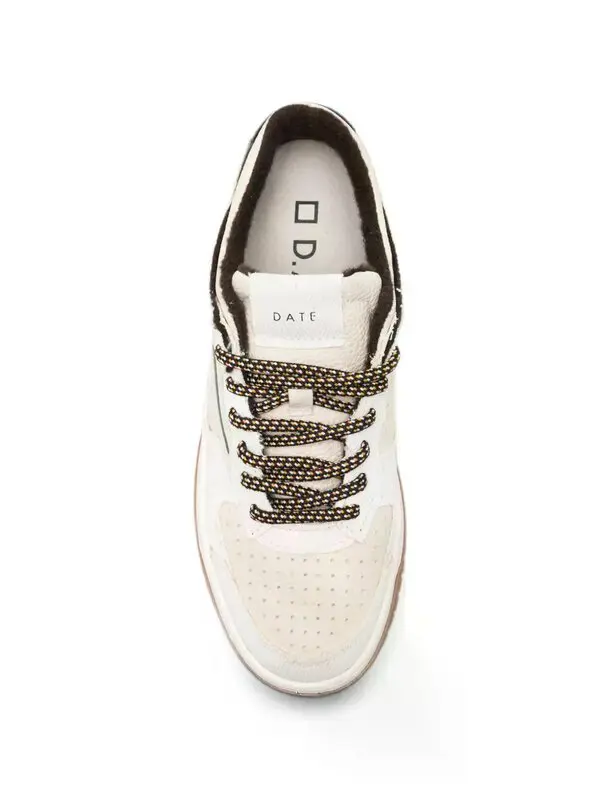 D.a.t.e. Torneo Panelled Leather Sneakers