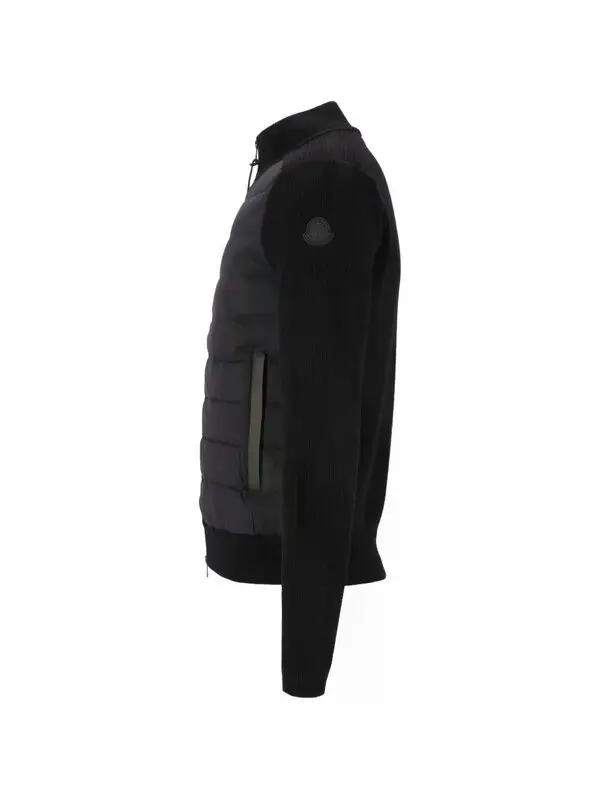 Moncler Quilted Panelled Cardigan