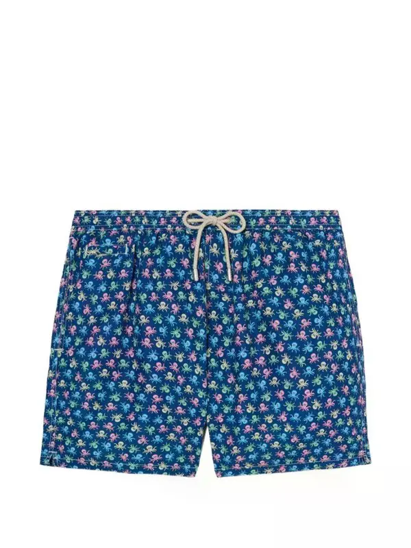 MC2 SAINT BARTH Octopus-print Drawstring Swim Shorts