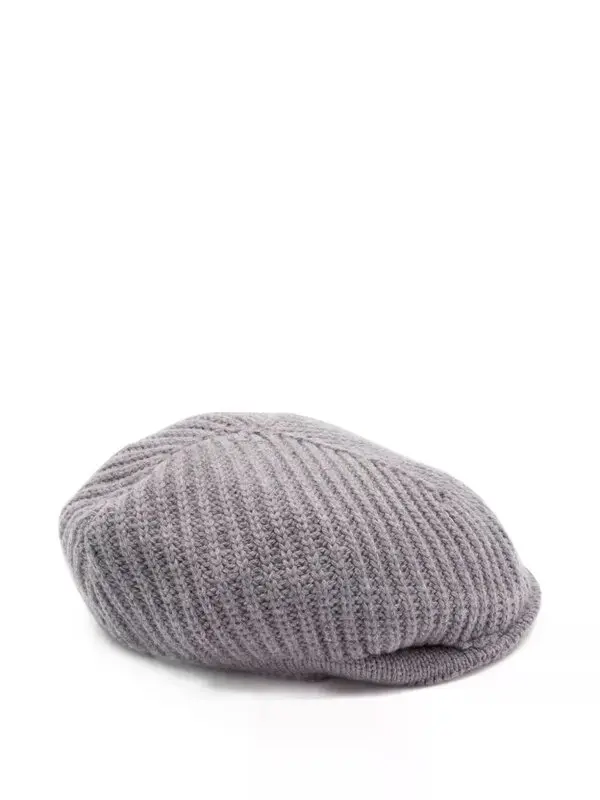 Altea Ribbed-knit Wool Flat Beret