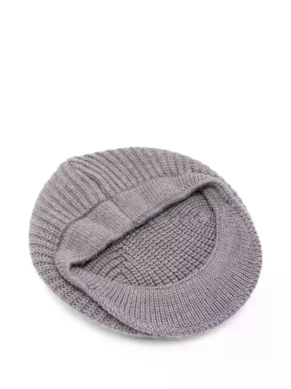 Altea Ribbed-knit Wool Flat Beret