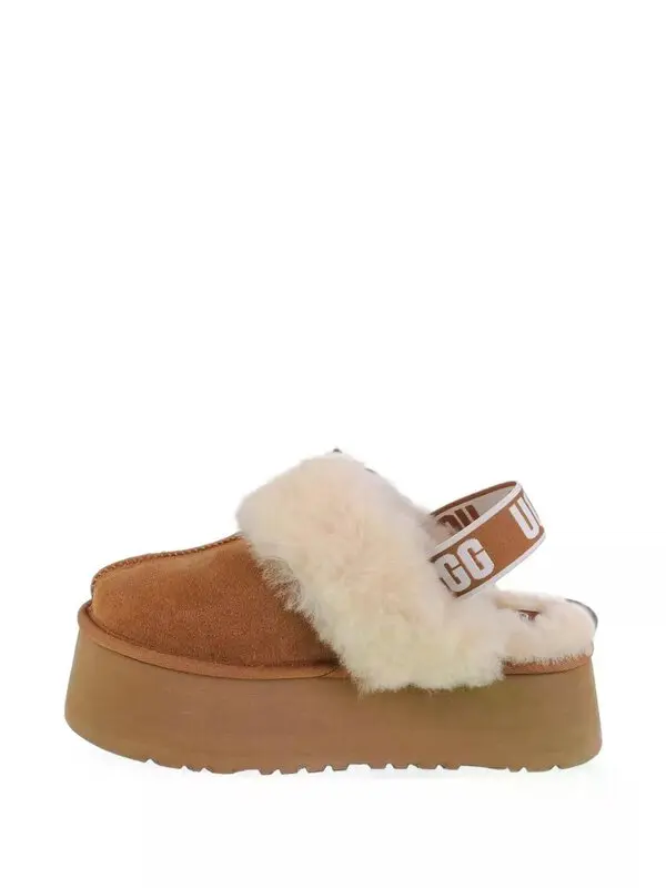 UGG Funkette Platform Mules - Brown