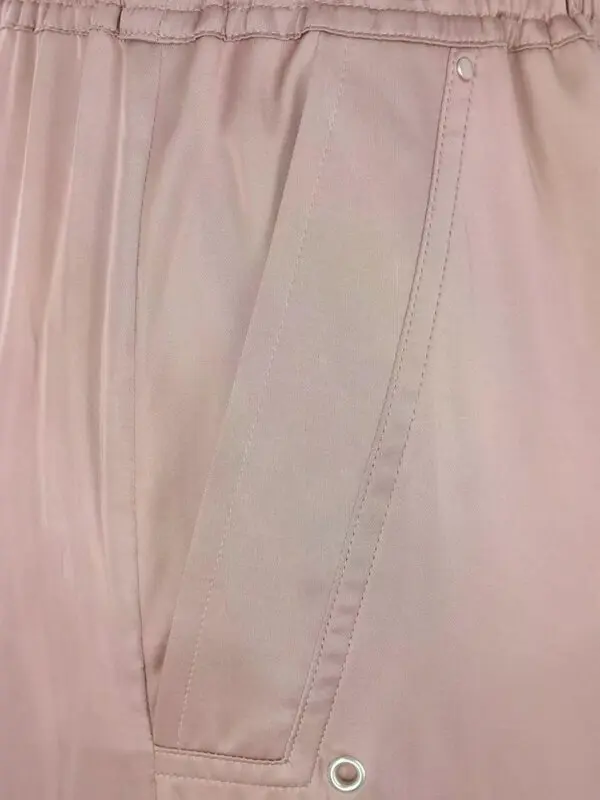 Rick Owens Cargobelas Drawstring-waist Wide-leg Cargo Pants