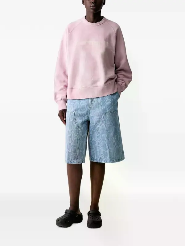 Carhartt Work In Progress Painter Logo-print Raglan-sleeve Sweater