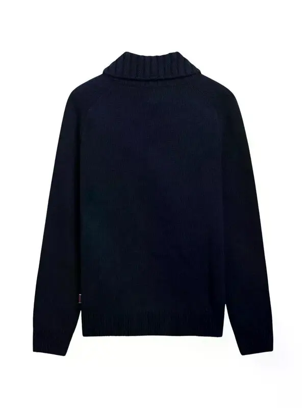 SEBAGO Swiftriver Ribbed-collar Raglan-sleeve Sweater