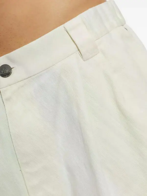 Adidas Wide-leg Cotton Denim Shorts