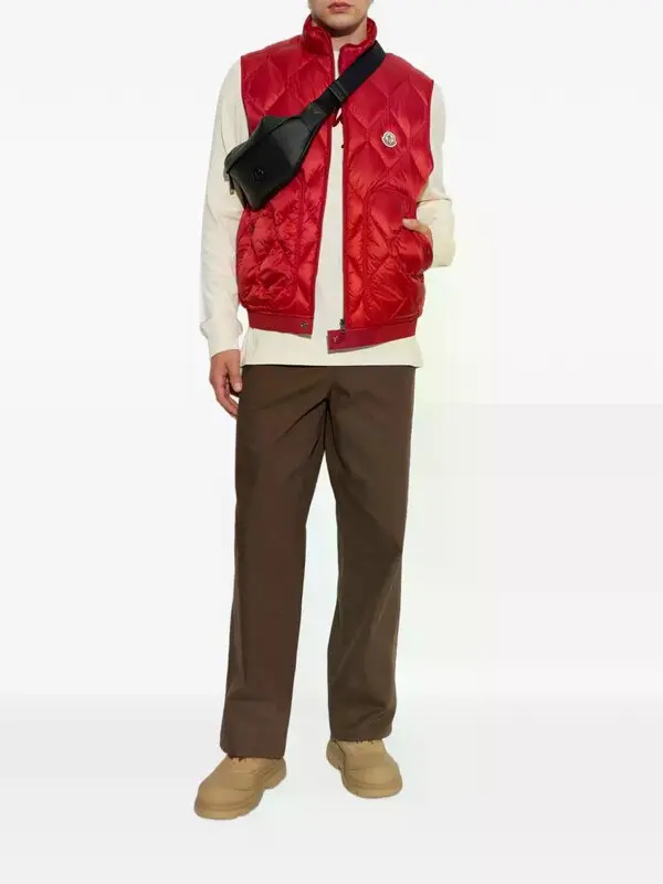 Moncler Quilted Logo-patch Puffer Vest