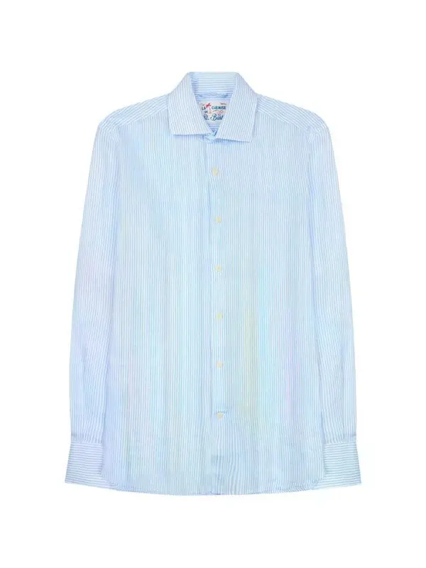 MC2 SAINT BARTH Pamplona Vertical-stripe Long-sleeve Shirt