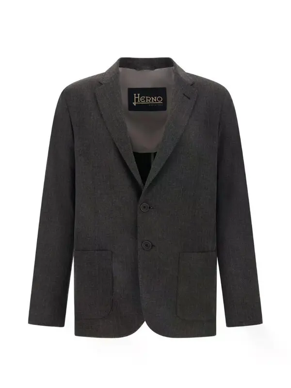 Herno Pinstripe-pattern Single-breasted Blazer