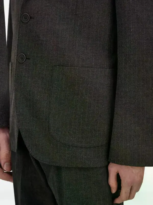 Herno Pinstripe-pattern Single-breasted Blazer