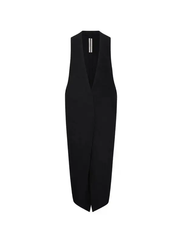 Rick Owens Cyclops V-neck Sleeveless Cardigen-coat
