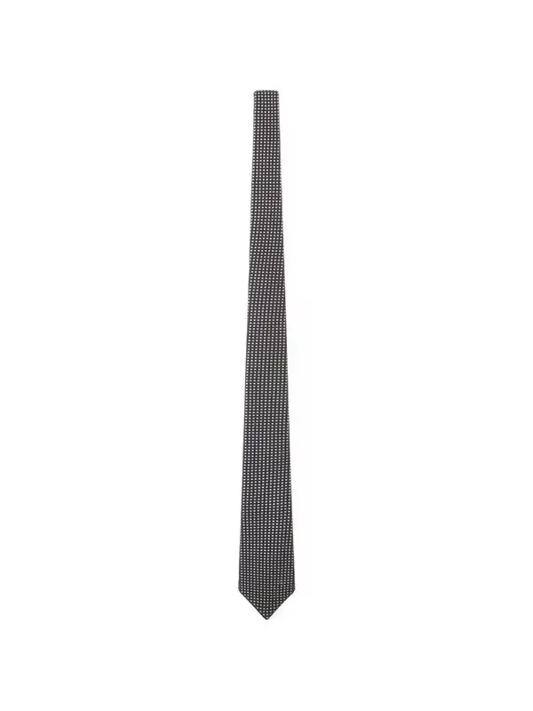 TOM FORD Geometric-pattern Silk Tie