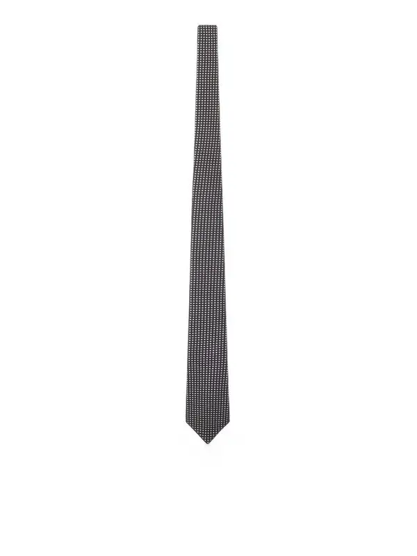 TOM FORD Geometric-pattern Silk Tie