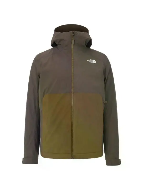 The North Face Hooded Colour-block Jacket - Green