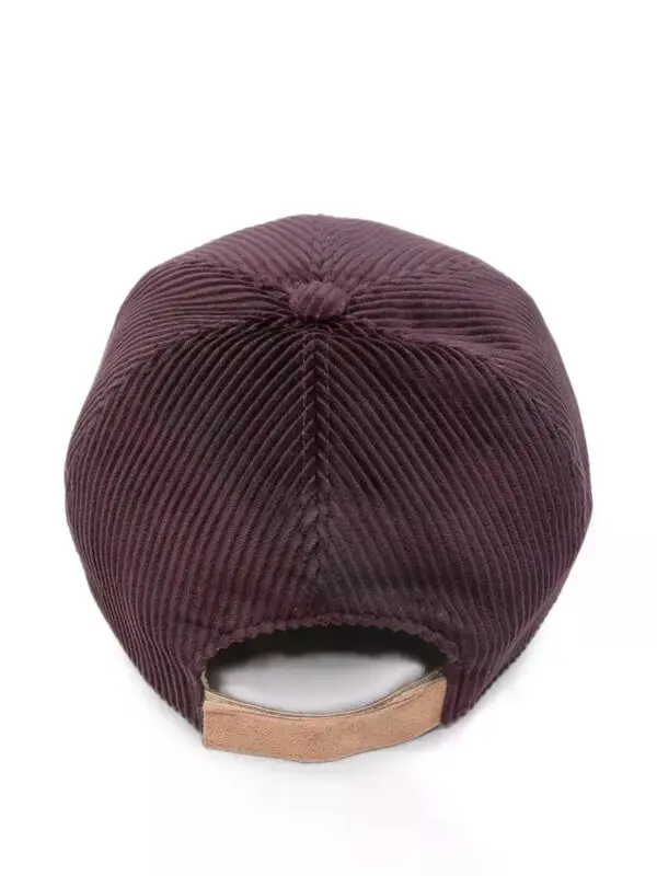 Eleventy Corduroy Cap - Purple