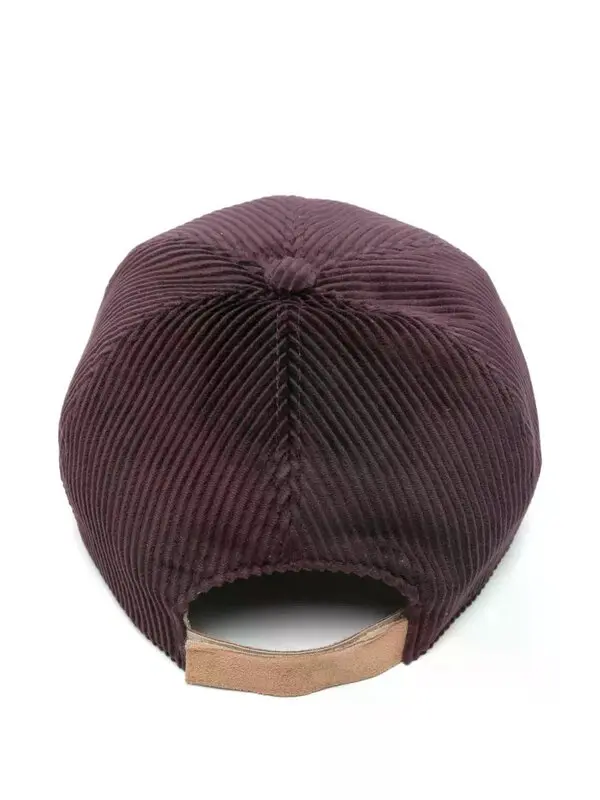 Eleventy Corduroy Cap - Purple