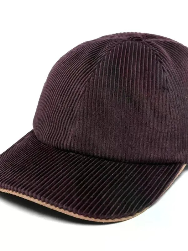 Eleventy Corduroy Cap - Purple