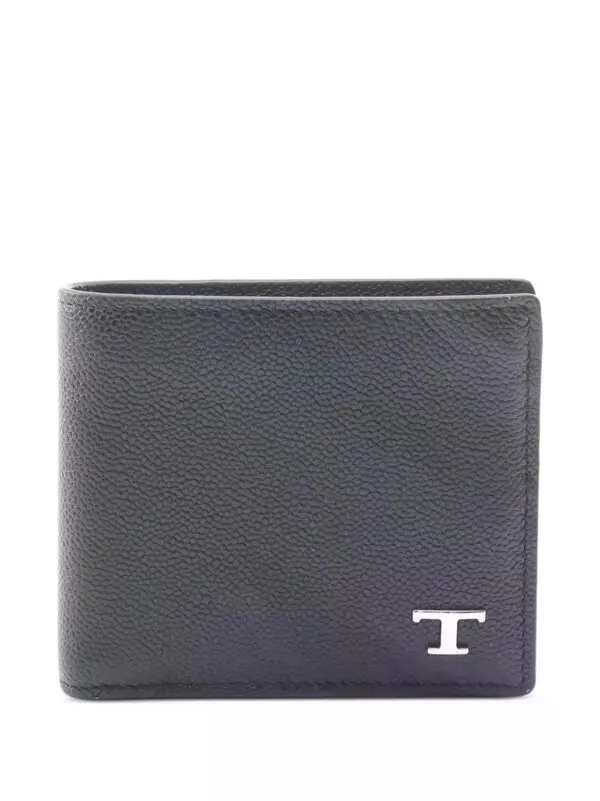 TOD'S 2020s T-timeless Bi-fold Wallet - Black
