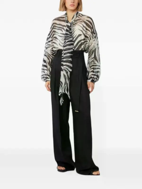 Max Mara Belted Tailored Trousers