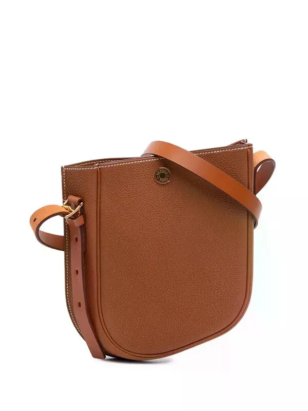 Hermès 2021 Togo Perspective Cavaliere 21 Crossbody Bag - Brown