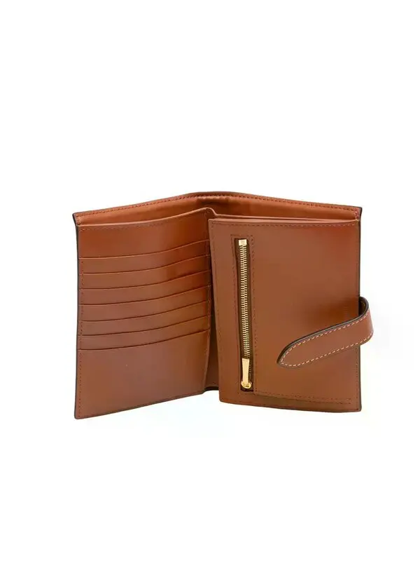 Celine 2020 Triomphe Coated Canvas Compact Wallet Small Wallets