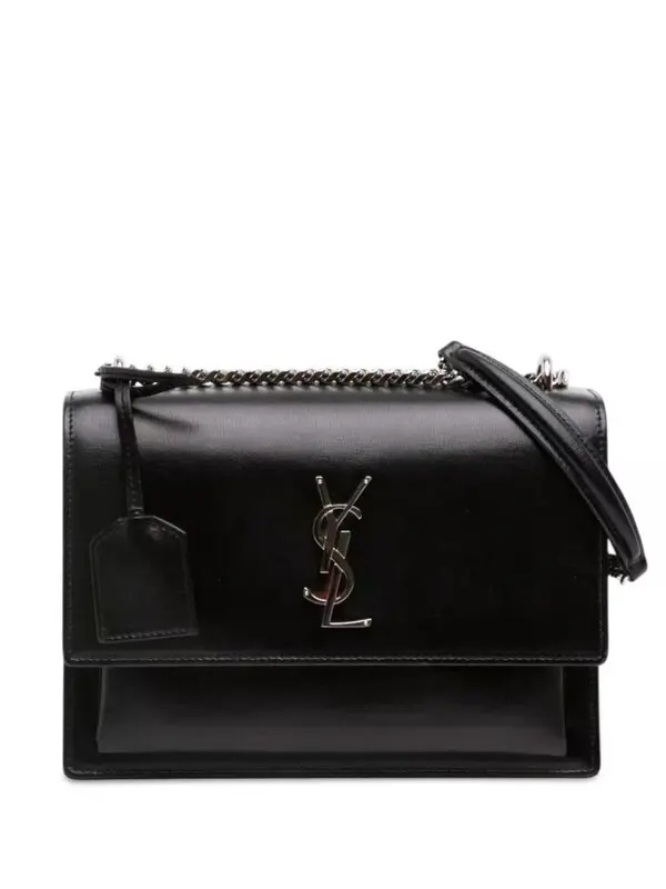 Saint Laurent 2017 Medium Calfskin Monogram Sunset Crossbody Bag