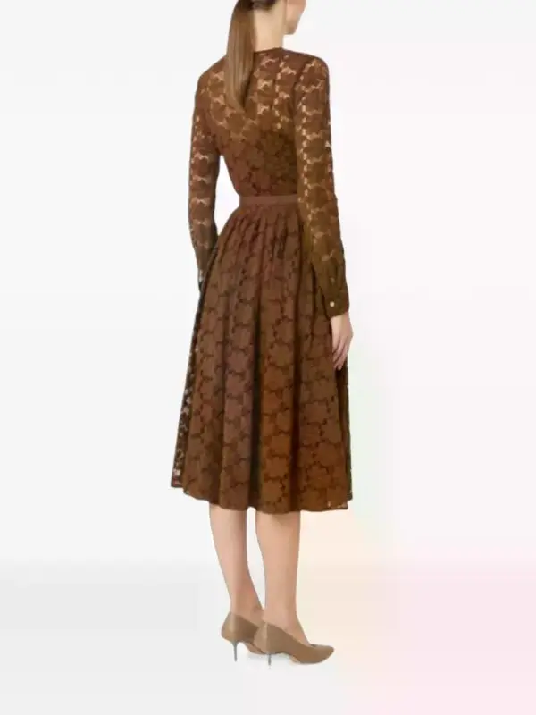 Max Mara Belted Midi Dress