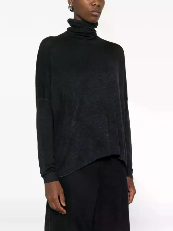 Avant Toi Roll-neck Drop-shoulder Sweater