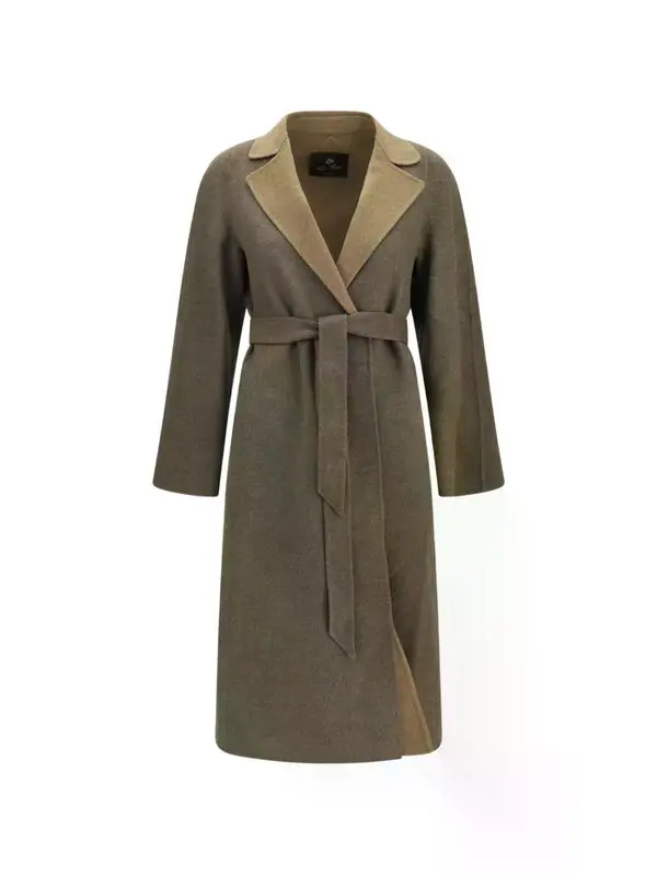 Loro Piana Francesca Belted Cashmere Coat - Brown