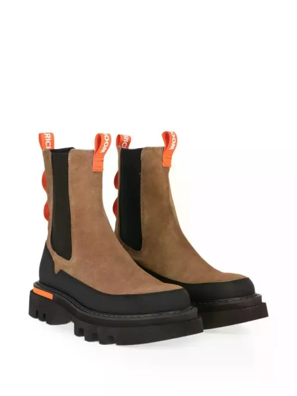 Woolrich X Todd Snyder Suede Panelled Boots