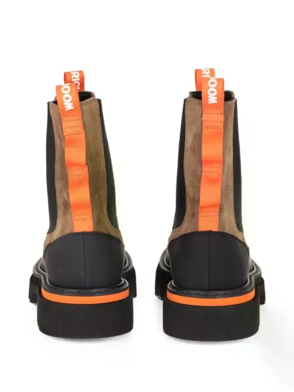 Woolrich X Todd Snyder Suede Panelled Boots