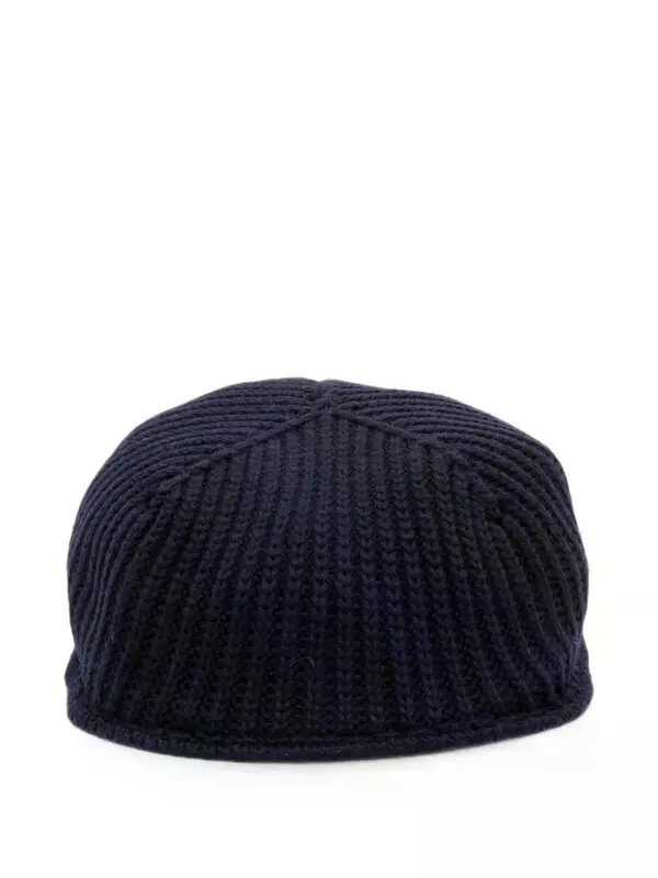 Altea Ribbed-knit Wool Flat Beret