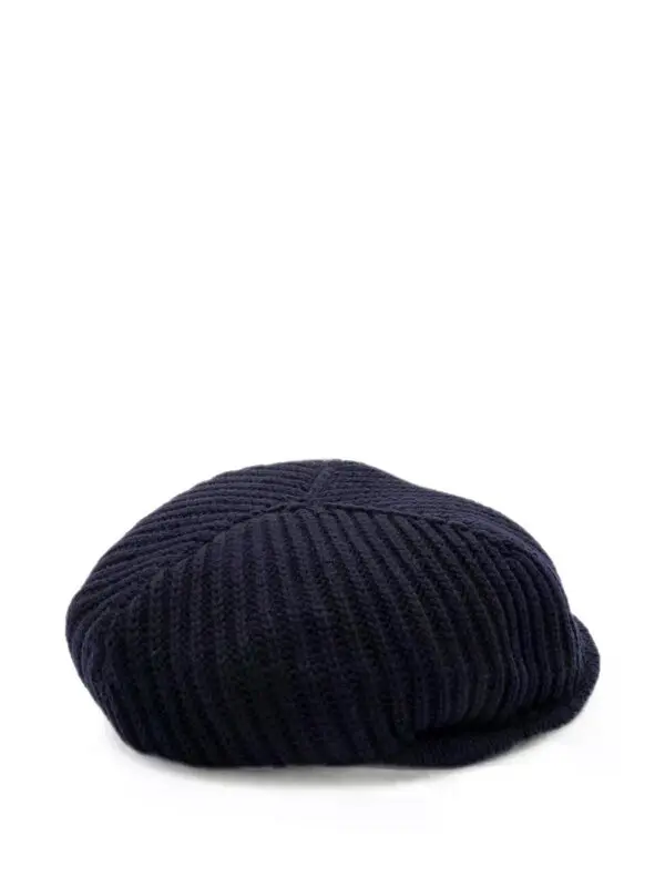 Altea Ribbed-knit Wool Flat Beret