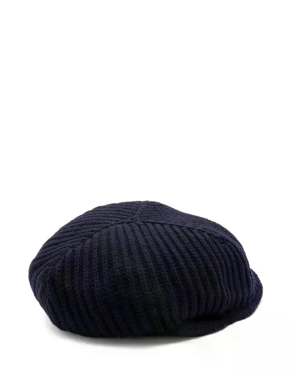 Altea Ribbed Knit Wool Beret