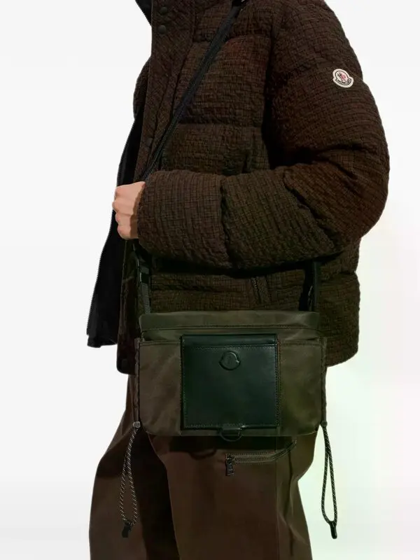Moncler Kenton Drill Crossbody Bag - Brown