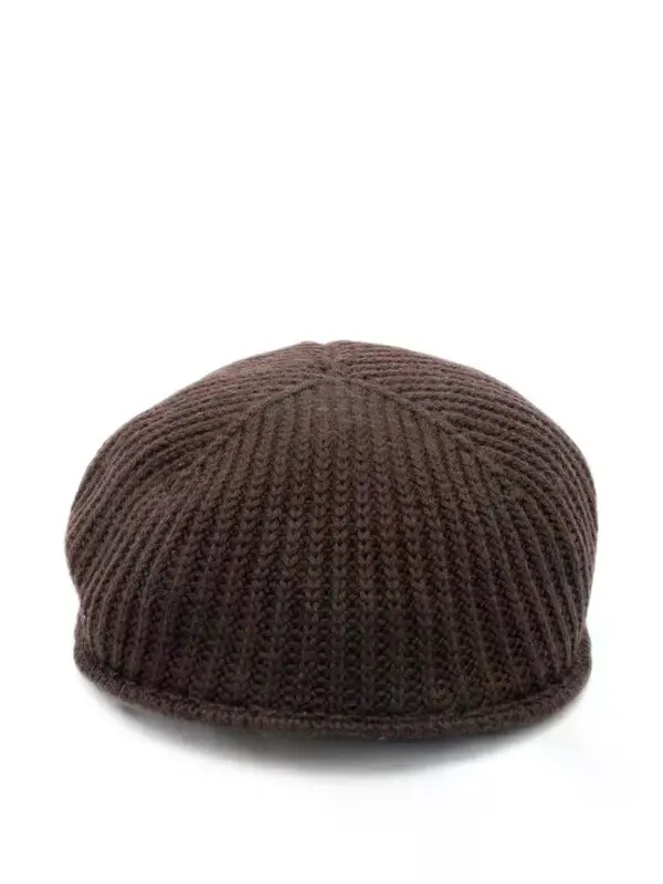 Altea Ribbed-knit Wool Flat Beret