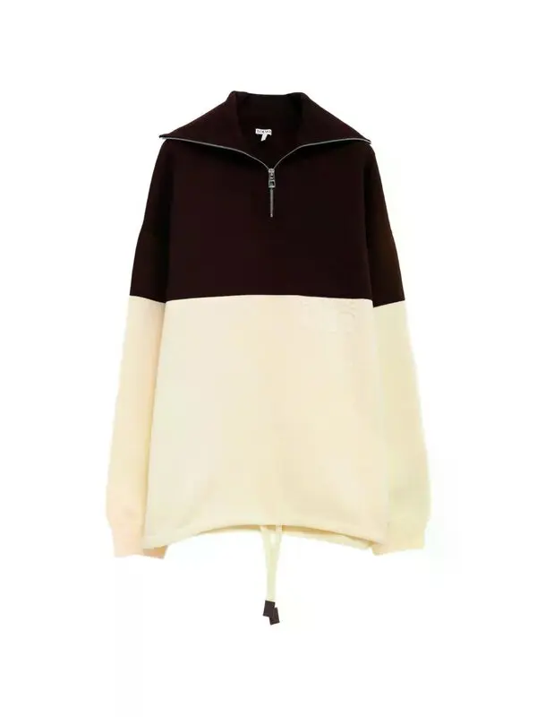 Loewe Anagram-embroidered Colour-block Sweater