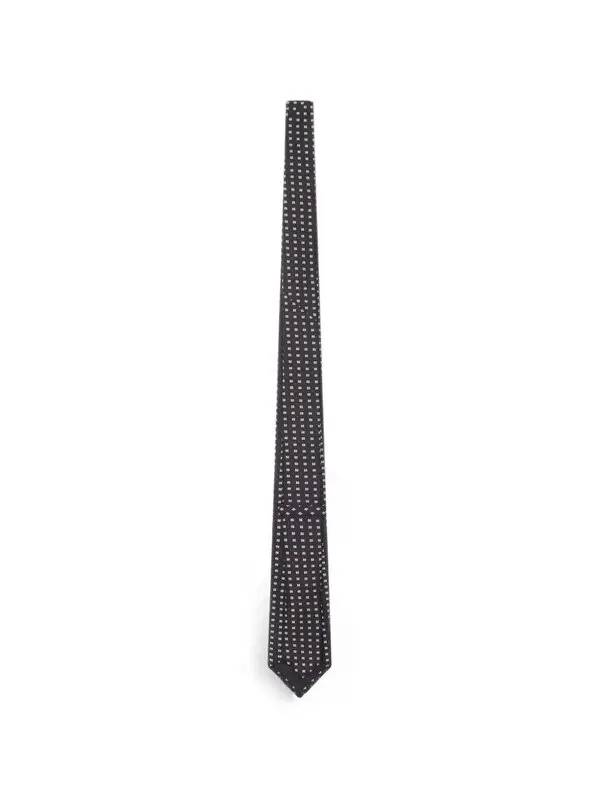 TOM FORD Geometric-pattern Silk Tie