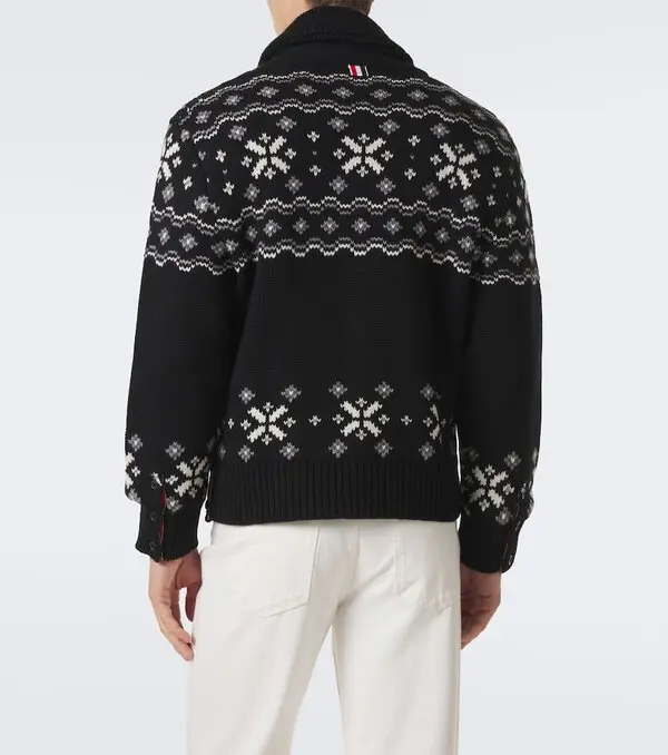 Thom Browne Fair Isle Intarsia Cashmere Cardigan
